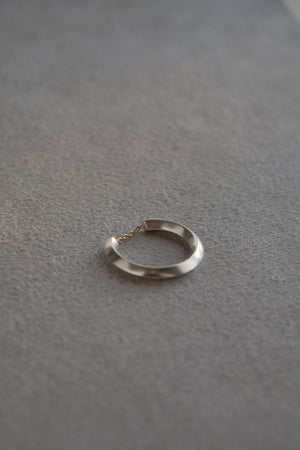 simmon Basic Rhombus & Chain ring /Silver